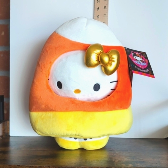 Sanrio | Toys | Halloween Greeter Hello Kitty In Candy Corn Costume 3 ...